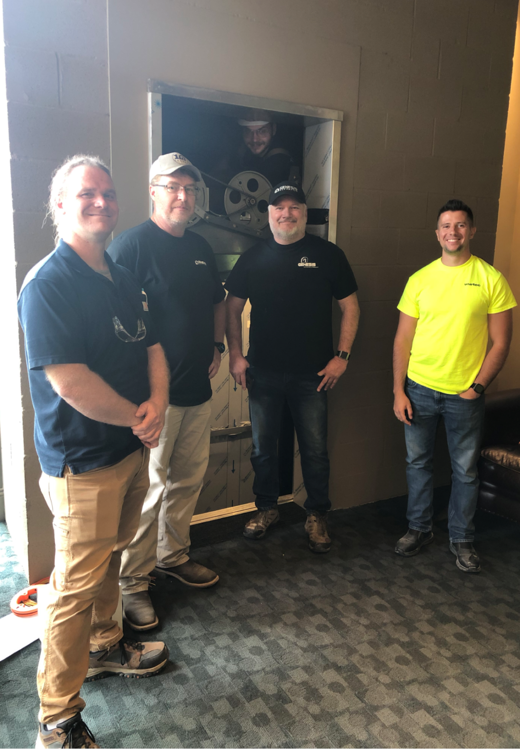 Genesis and Wurtec Install Elevator at Genesis HQ – Genesis Elevator ...